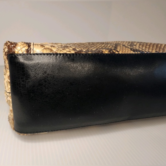 Desmo | Bags | Desmo Made In Italy Genuine Python Super Light Weight ...